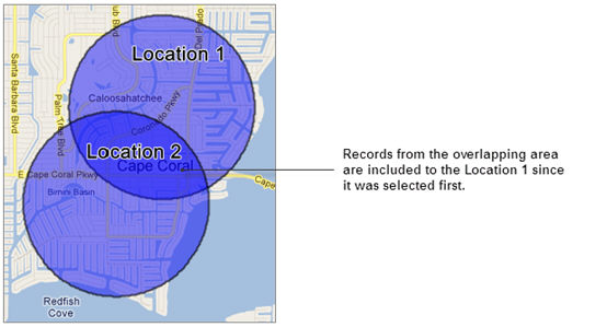 Mapping Logic vs. Multilocation-Radius Logic